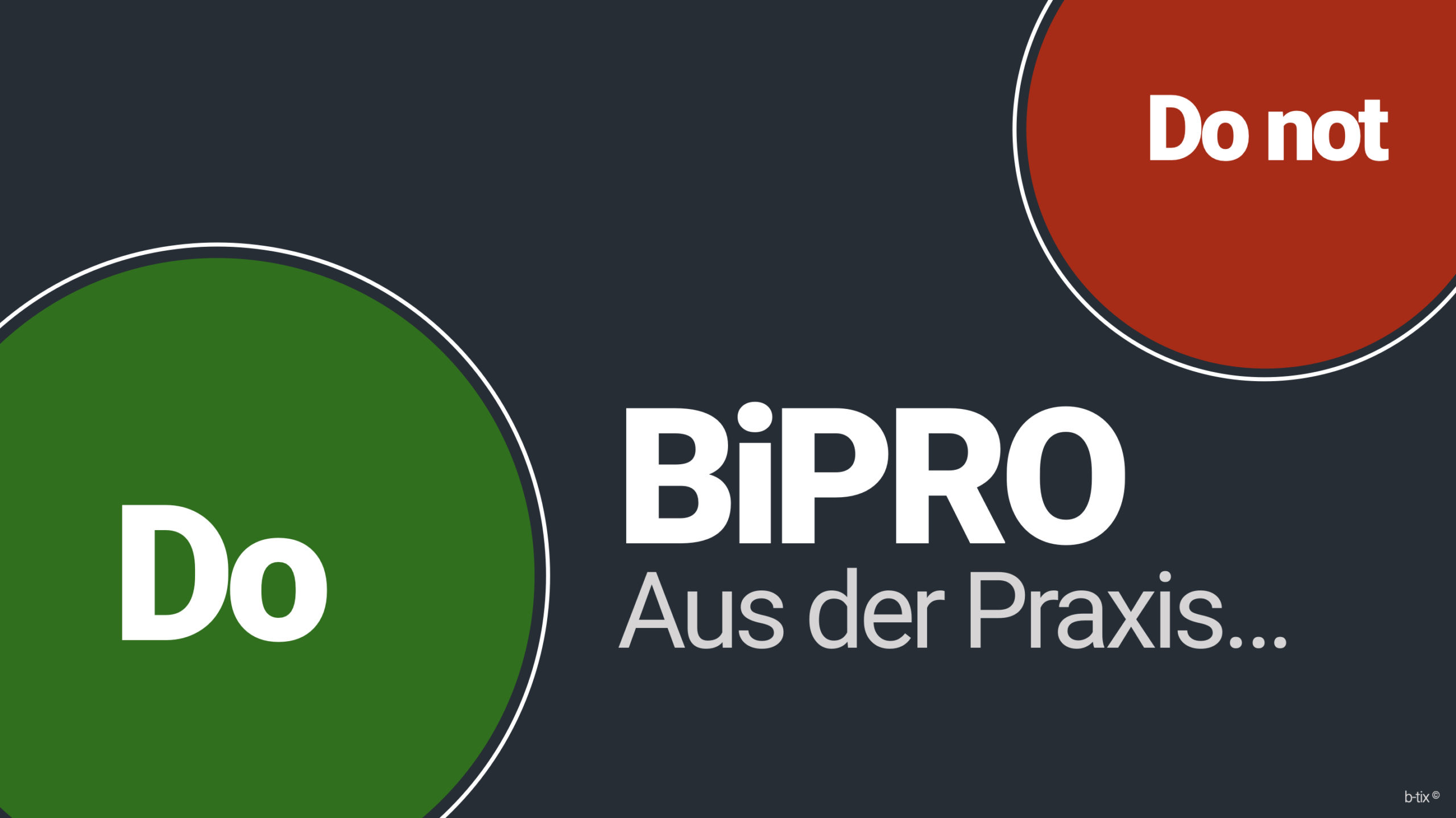 Best Practise: Abrechnungen nach BiPRO-Norm richtig gestalten